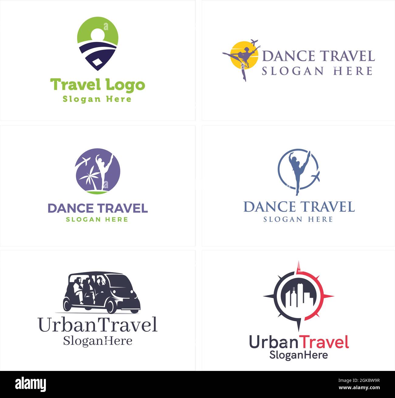 Modern business travel transportation plane logo design Stock Vector ...