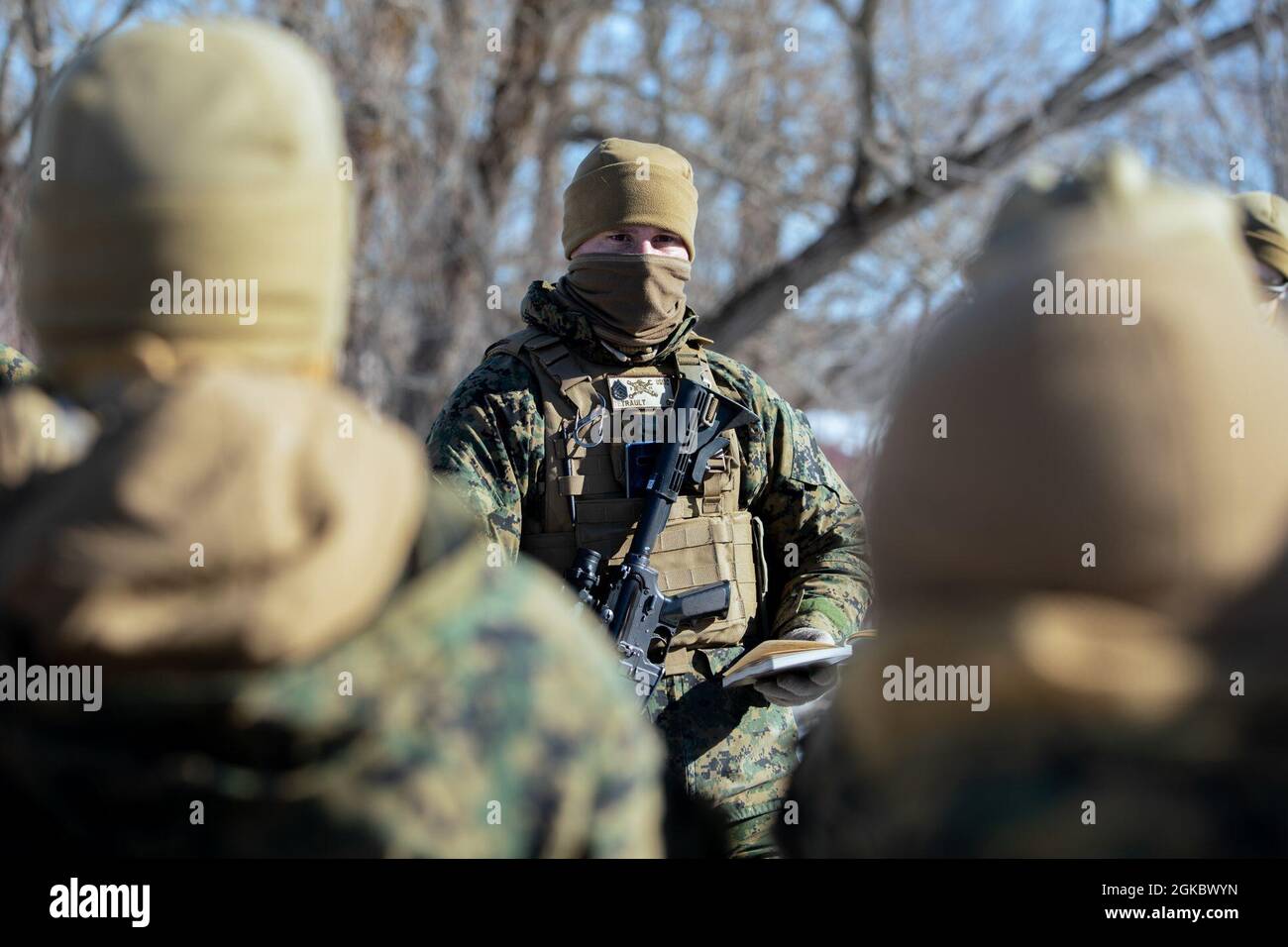 U.S. Marine Corps Staff Sgt. Theodore Tetrault, a motor transportation ...