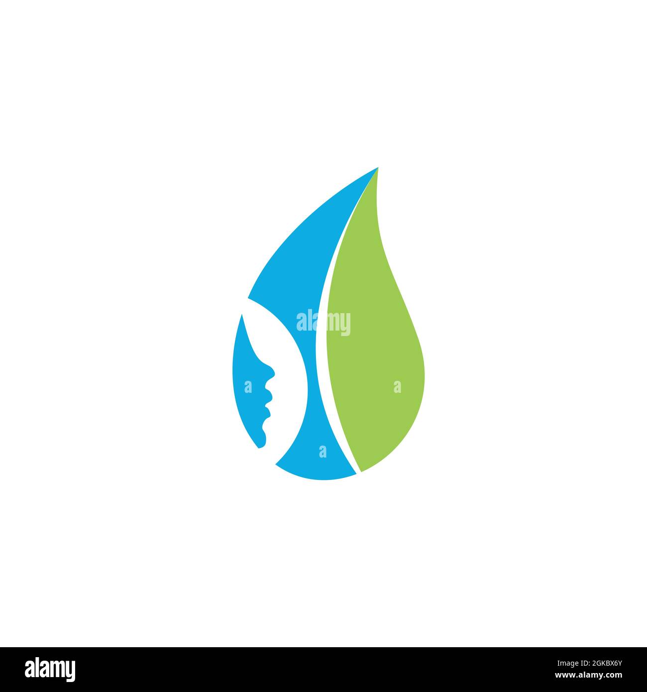 abstract people water logo icon flat concept vector graphic design ...