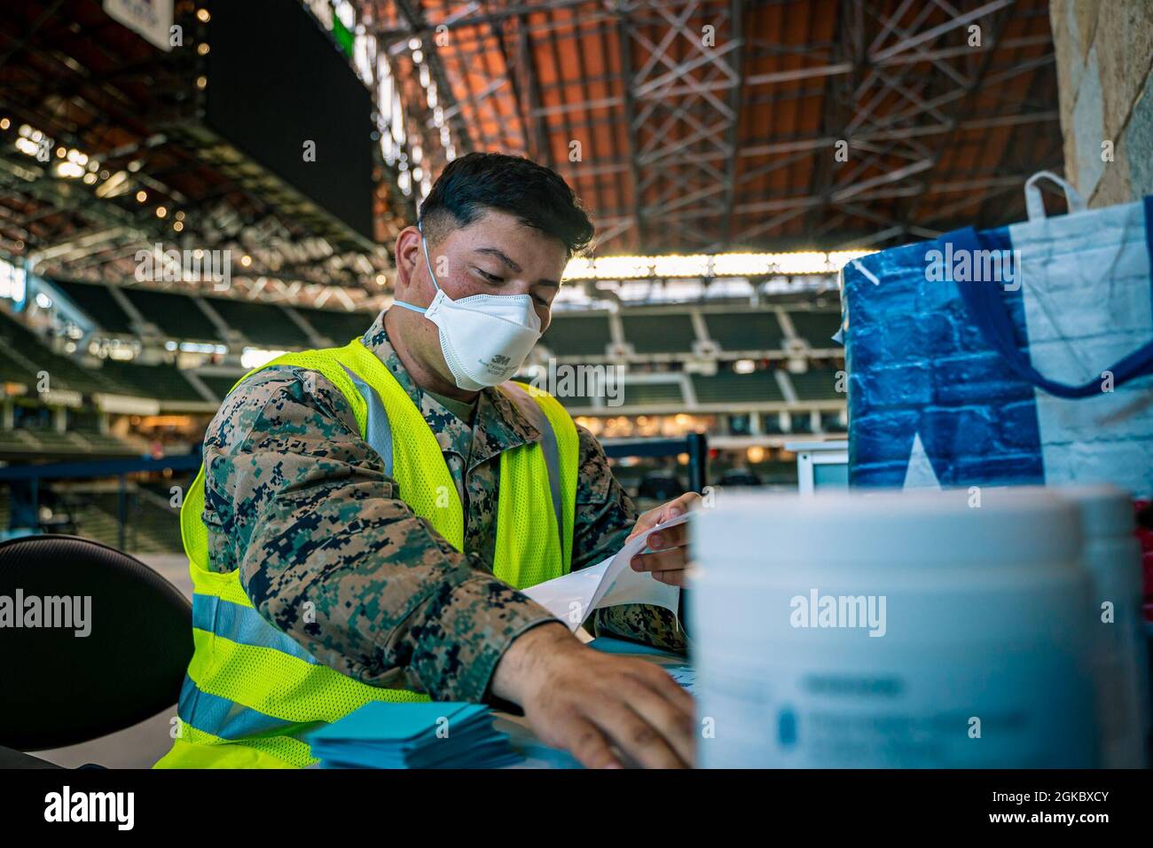 U.S. Marine Corps Lance. Cpl. Brandon Barbosa, a Motor Transportation ...