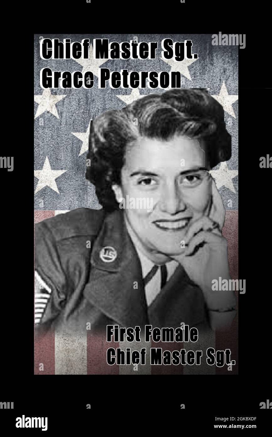 In 1960, Chief Master Sgt. Grace Peterson became the first female chief ...