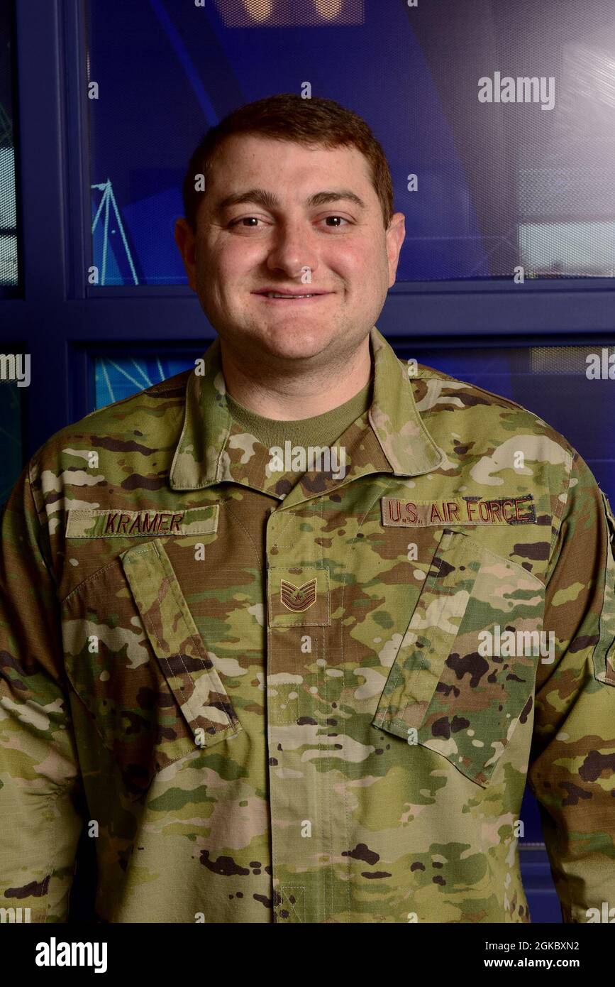U.S. Air Force Tech. Sergeant Joshua Kramer, intel trainer, assigned to ...