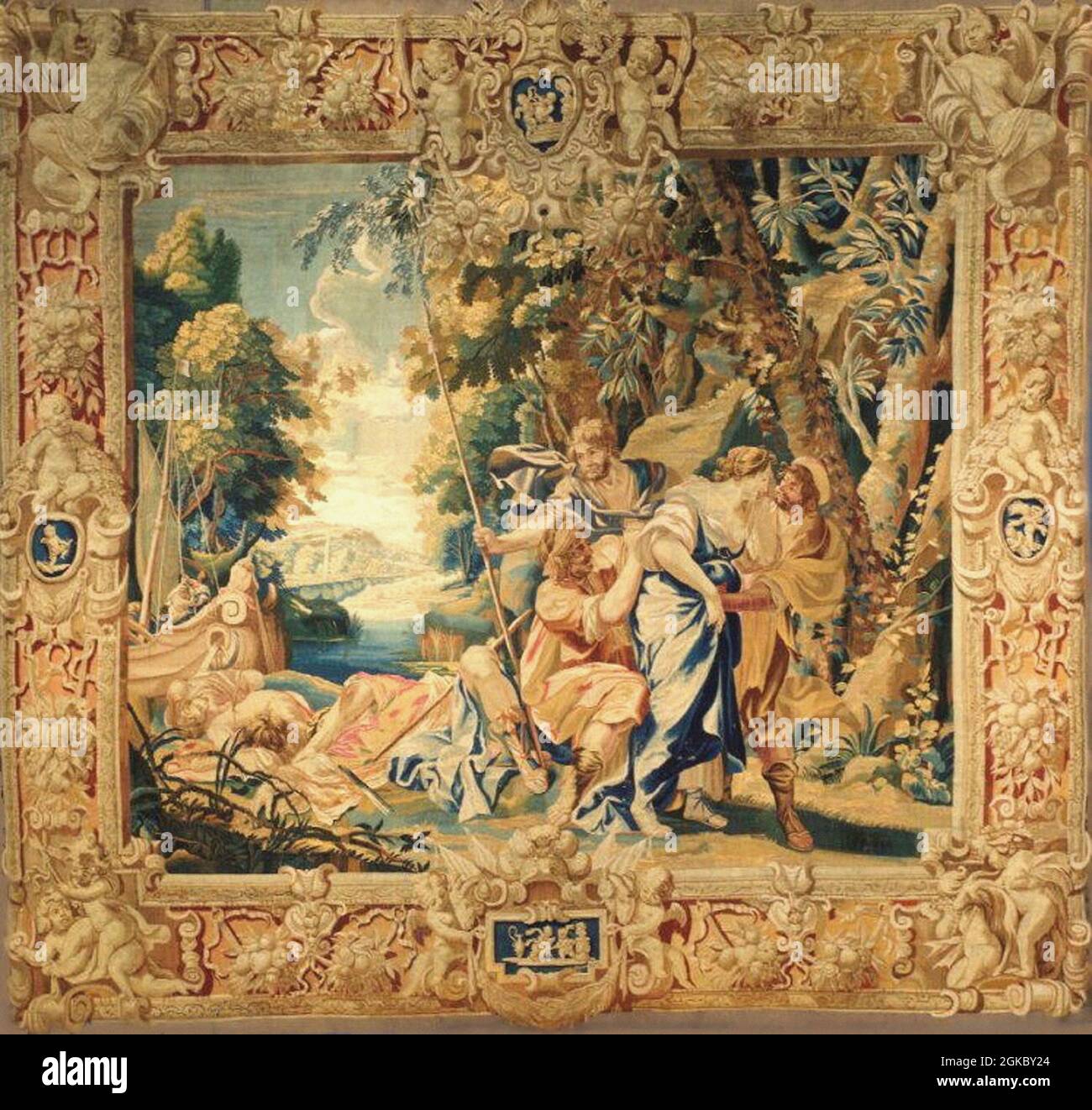 Vintage Medieval painting art Stock Photo - Alamy