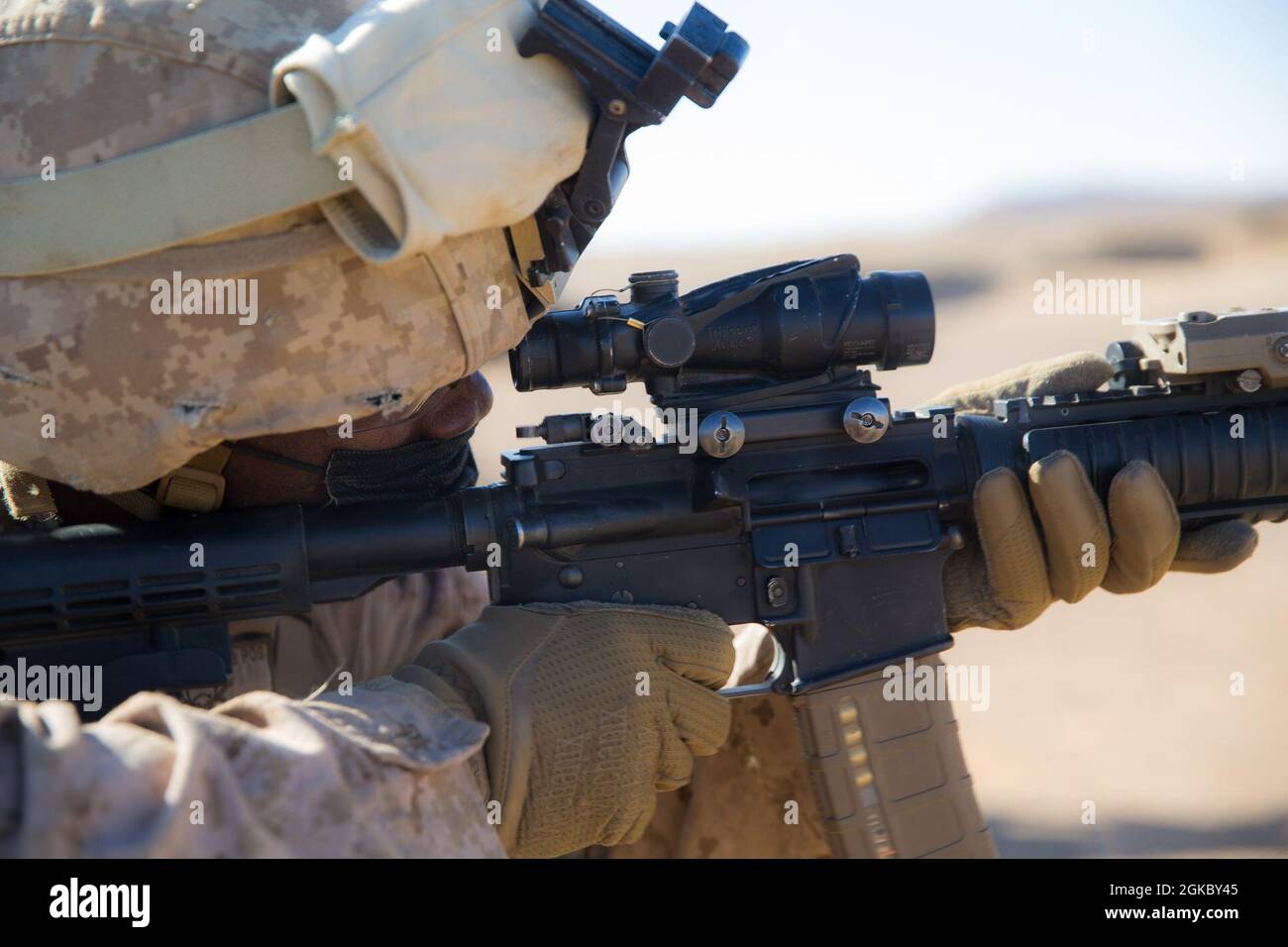 U.S. Marine Corps Cpl. Dillon Smith, a radio operator with High ...
