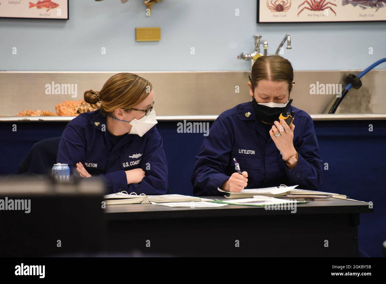 Chief Petty Officer Rebecca Templeton and Petty Officer 1st Class Stacy ...
