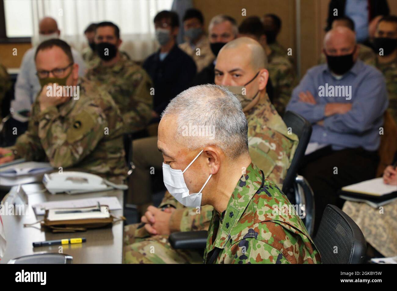 Maj. Gen. Hiroshi Yasui, Japan Ground Self-Defense Force Middle Army ...