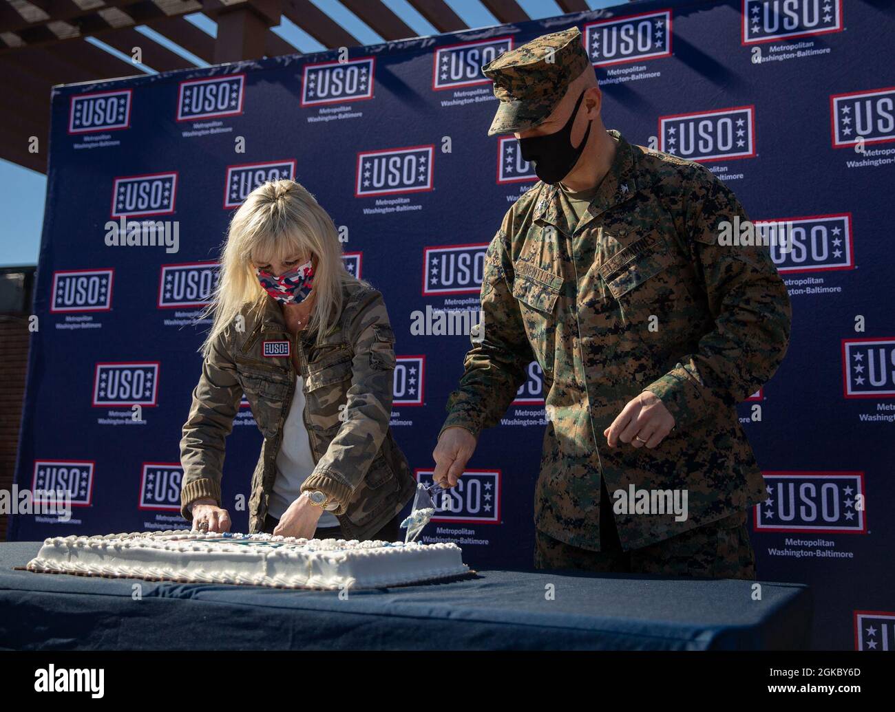 Lisa Marie Riggins, president of USO of Metropolitan Washington ...
