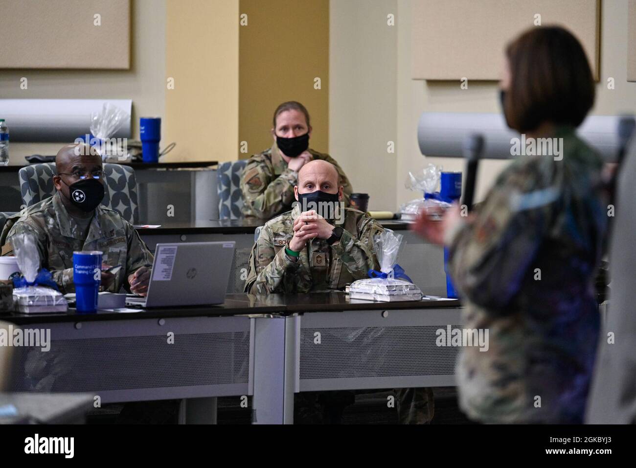 Chief Master Sgt. of the Air Force JoAnne S. Bass and her husband Rahn ...
