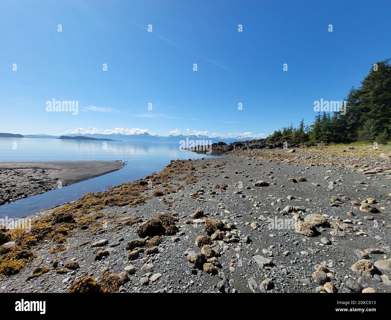 Juneau beach sunny weather, sand, beach, background, southeast Alaska ...