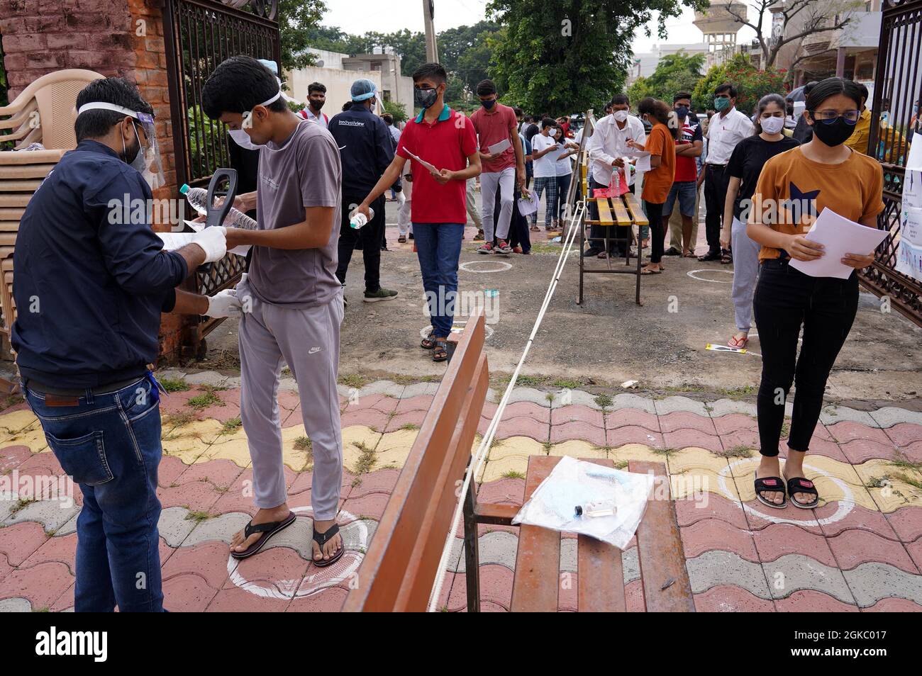 Candidates During the National Eligibility cum Entrance Test (NEET ...