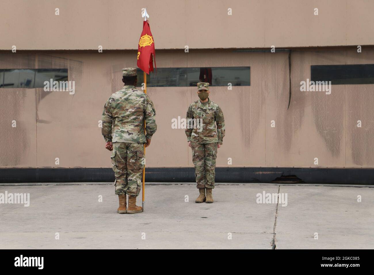 1st Sgt. Jeryn Sallee, first sergeant, 32nd Composite Truck Company ...