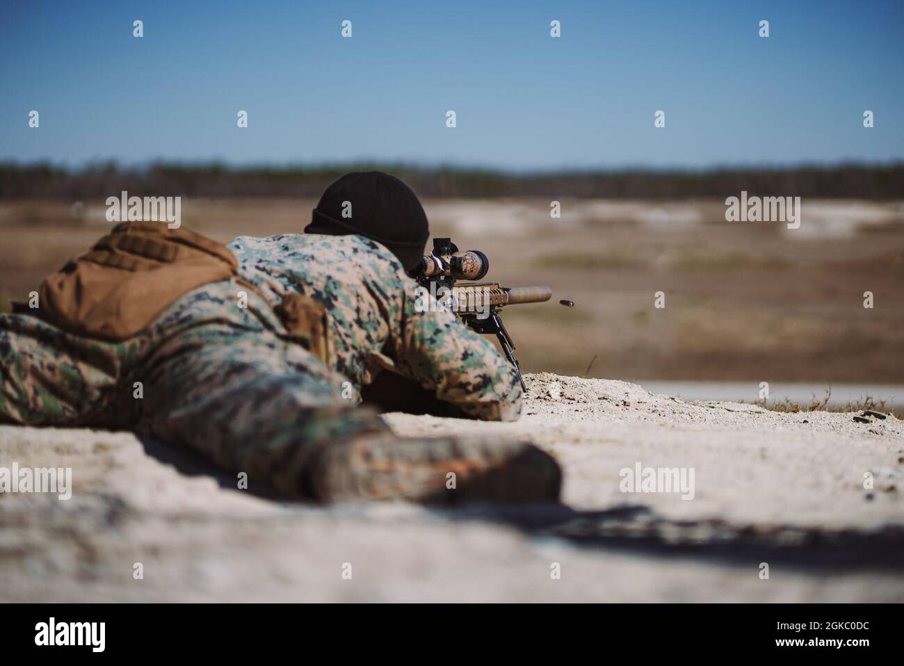A U.S. Marine with 2d Reconnaissance Battalion (2d Recon Bn.), 2d ...