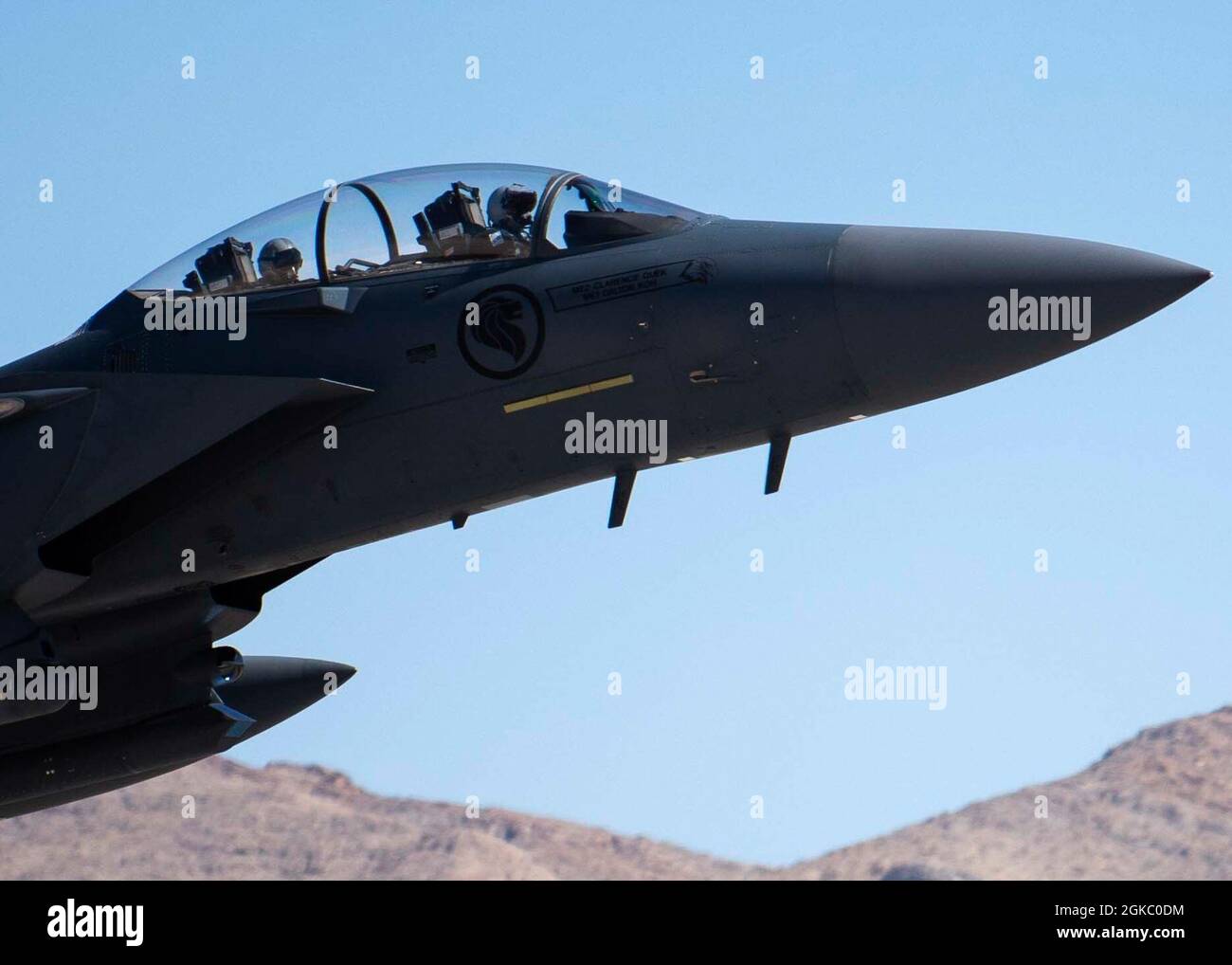 An F-15SG Strike Eagle from the 428th Fighter Squadron takes flight for ...