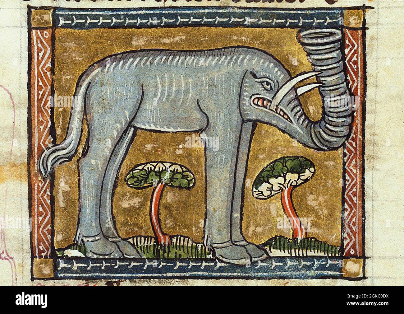 Vintage Medieval painting art Stock Photo - Alamy