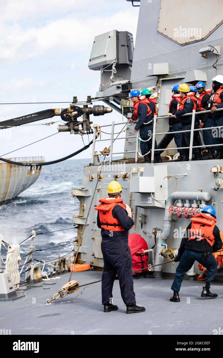 210308-N-BM428-0114 ATLANTIC OCEAN (March 8, 2021) The refueling probe ...
