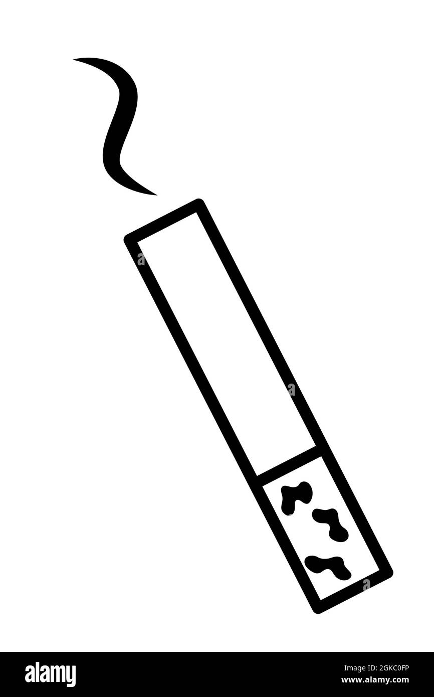 Cigarette mark Black and White Stock Photos & Images - Alamy