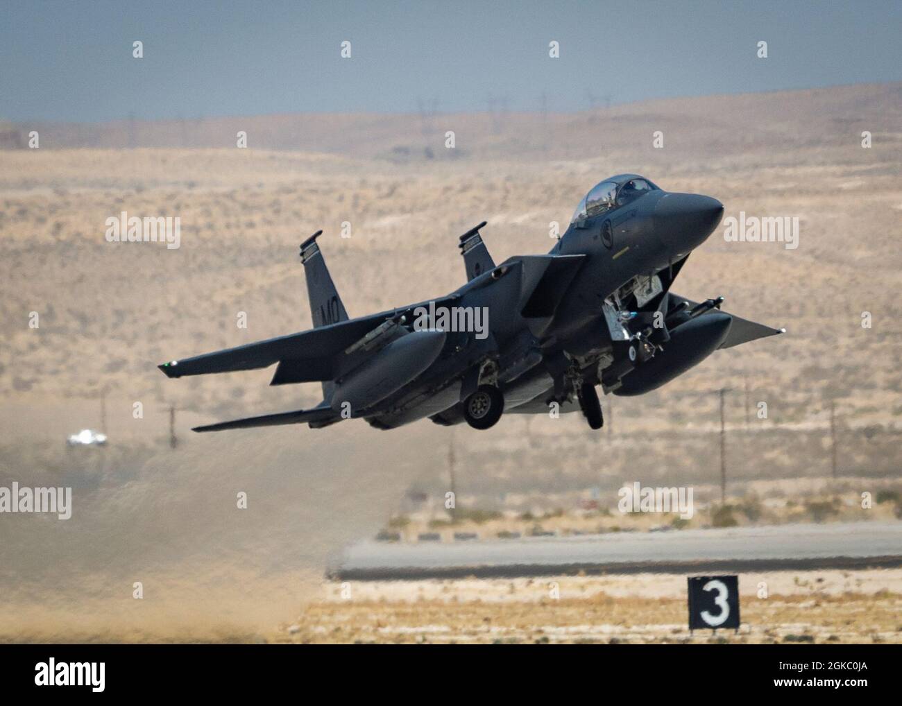 An F-15SG Strike Eagle assigned to the 428th Fighter Squadron at ...