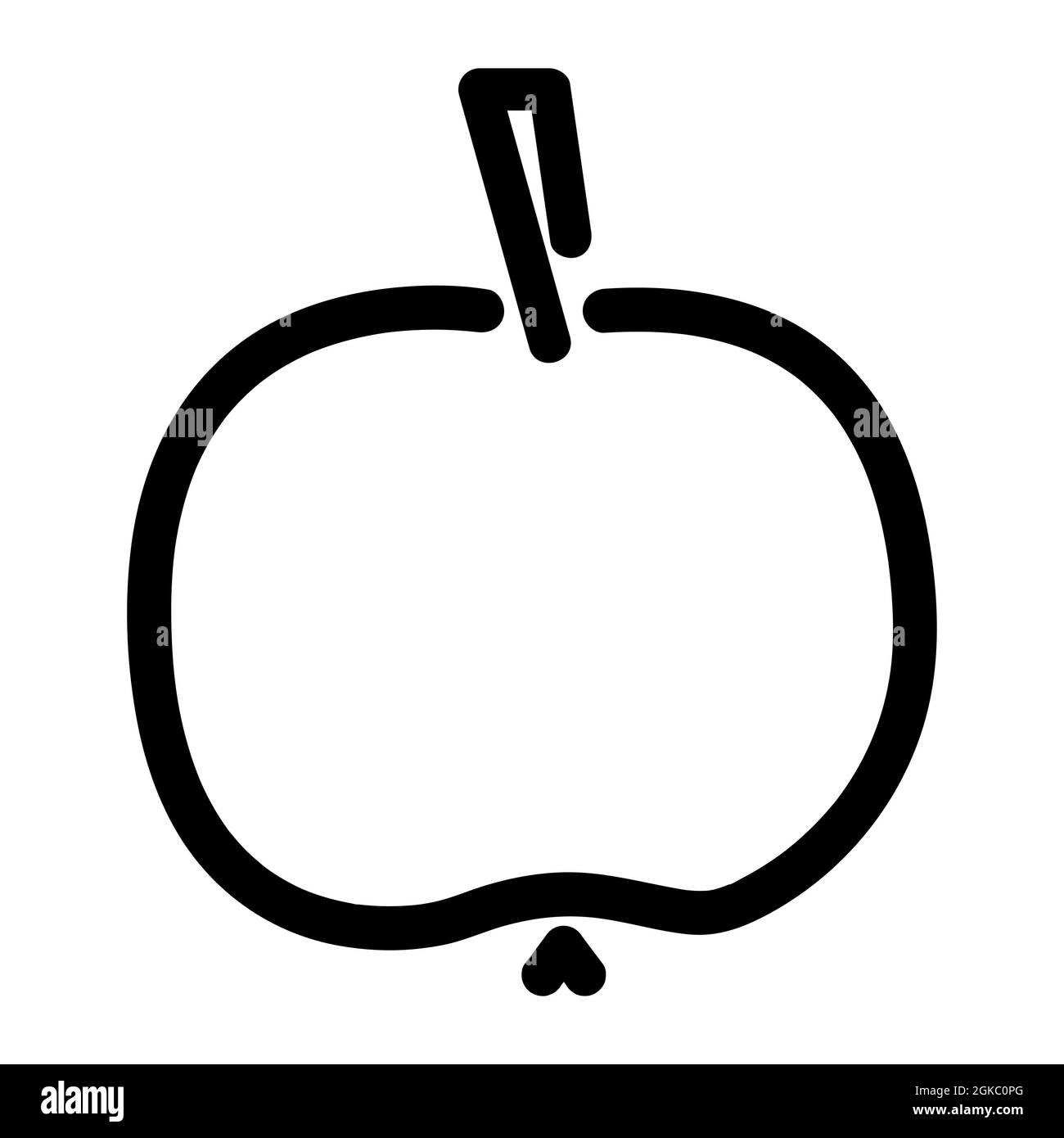 Outline Of The Apple Logo Apple Logo Clipart ClipArt Best