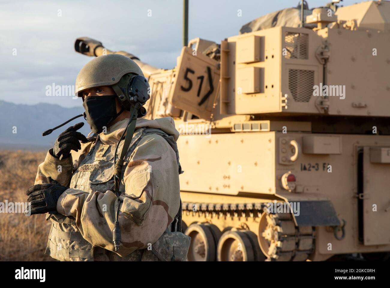 Sgt. Keana Hodgemire, assigned to 2nd Battalion, 3rd Field Artillery ...