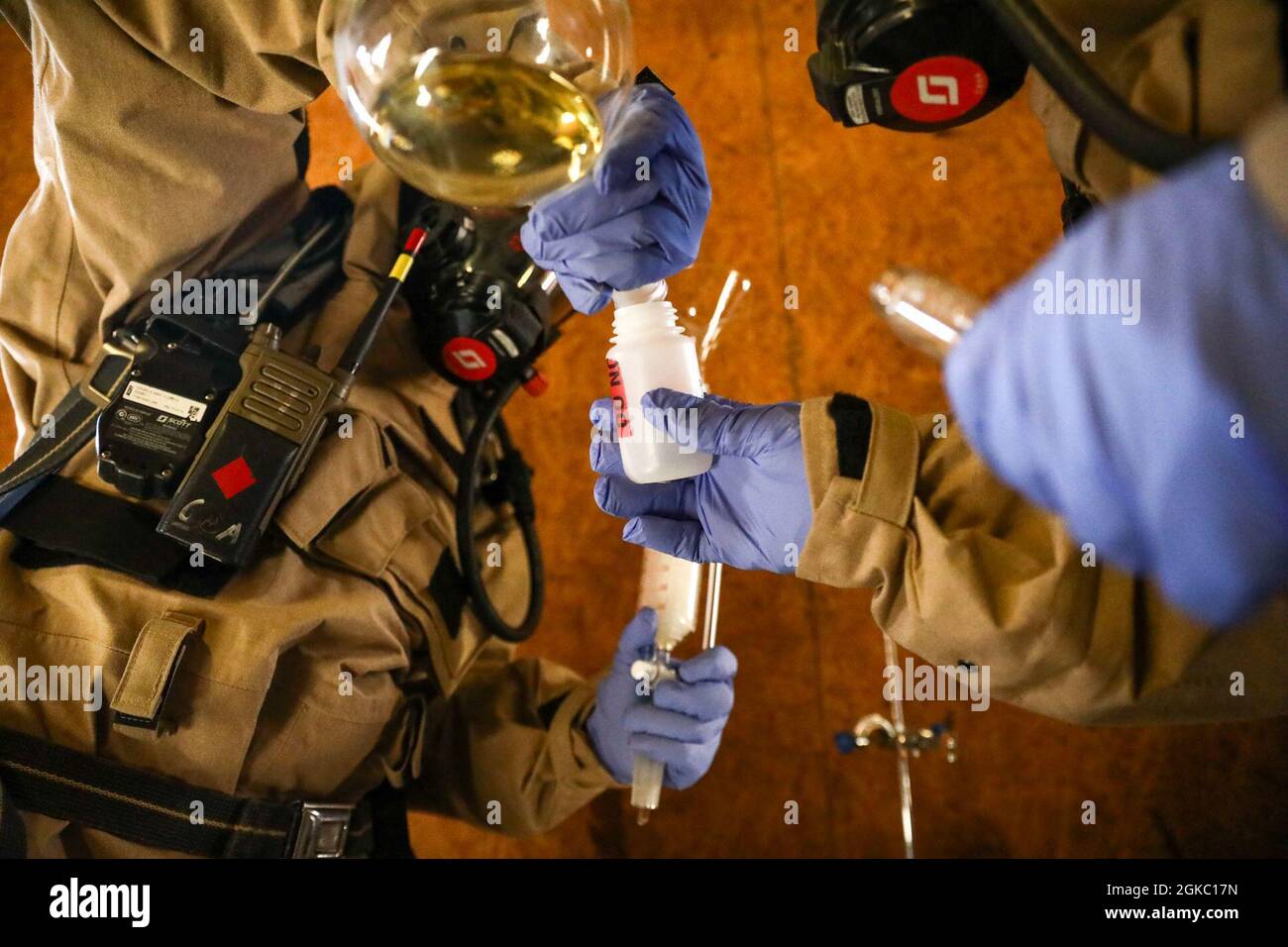 U.S. Marines with Chemical, Biological, Radiological and Nuclear (CBRN ...