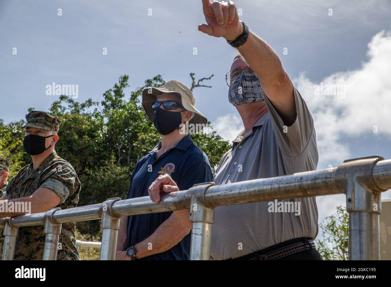 Donald Baldwin, the Marine Corps Base (MCB) Camp Blaz Chief of Staff ...