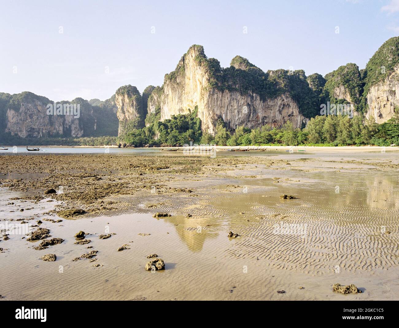 Princess cave, Phra nang Cave Beach, Railay peninsular, Krabi, Thailand ...