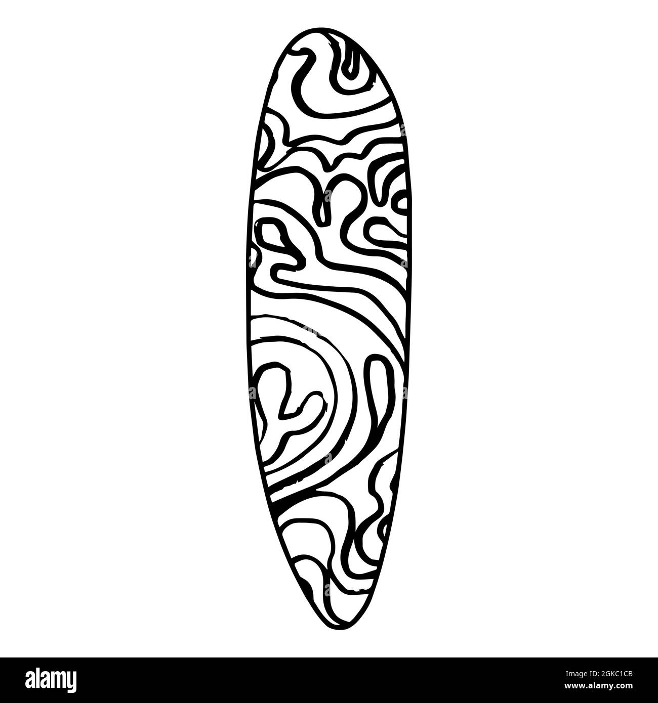 Zentangle stylized alphabet - letter I. Black white hand drawn doodle ...