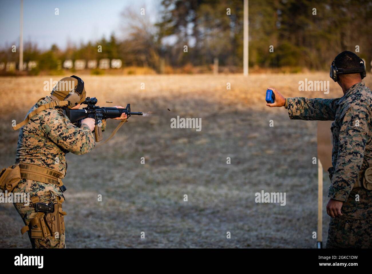 U.S. Marines compete in the annual U.S. Marine Corps Marksmanship ...