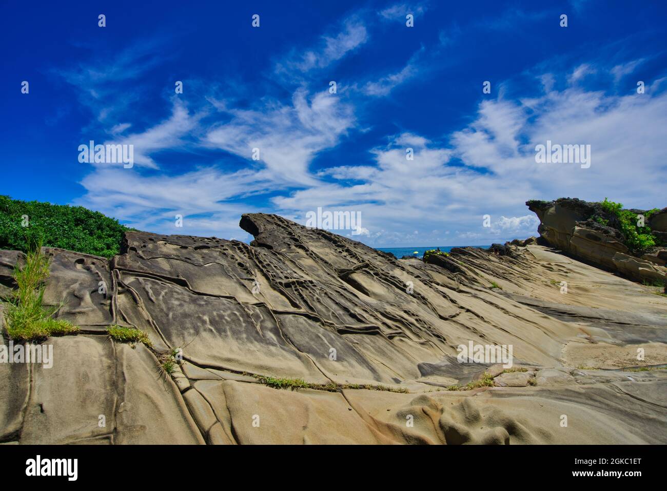 The erosion of the ocean and weathering. Forms strange rocks and stones ...