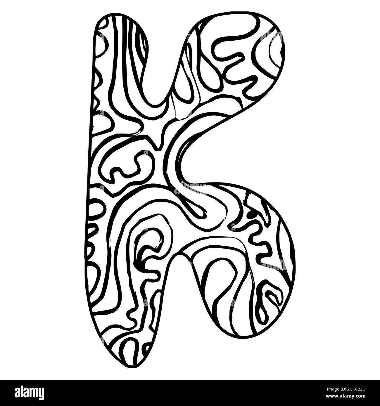 Letter K Coloring Page