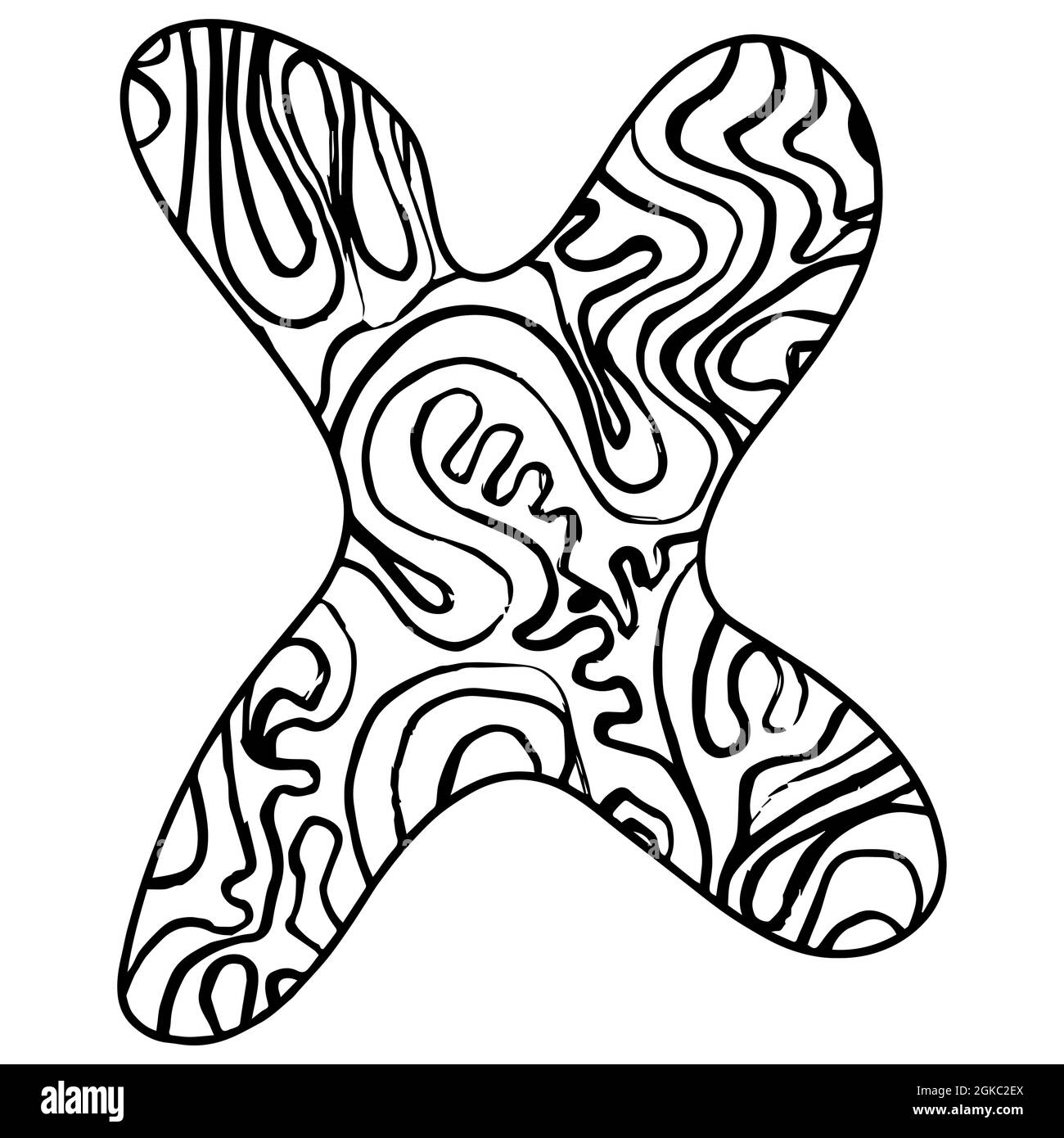 Indian character font Black and White Stock Photos & Images - Alamy