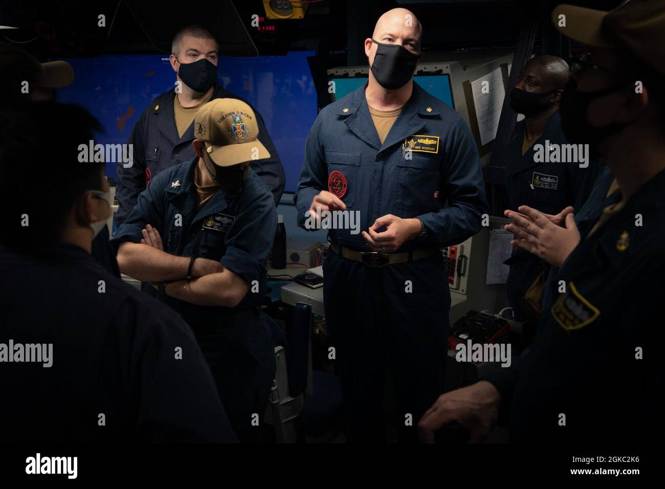 Lt. Cmdr. Mike Scheicher, a warfare tactics instructor assigned to the ...