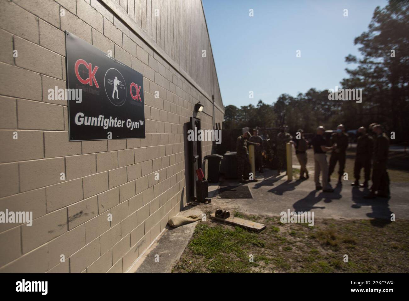 Representatives from the Gunfighter Gym simulator welcome Israeli ...