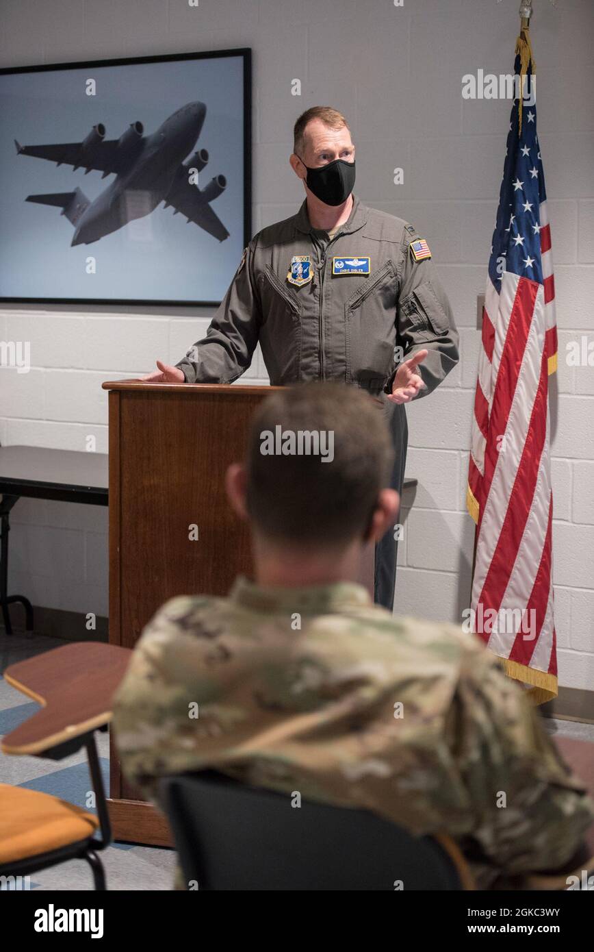 U.S. Air Force Col. Chris Sigler, commander, 167th Operations Group ...