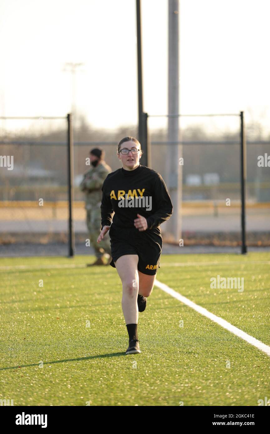 Soldiers conduct Army Combat Fitness Test as their first challenge in ...