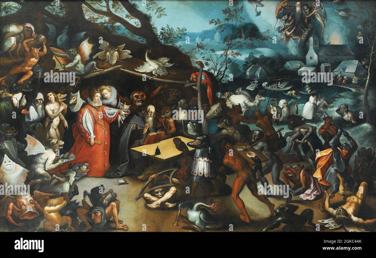 Vintage Medieval painting art Stock Photo - Alamy