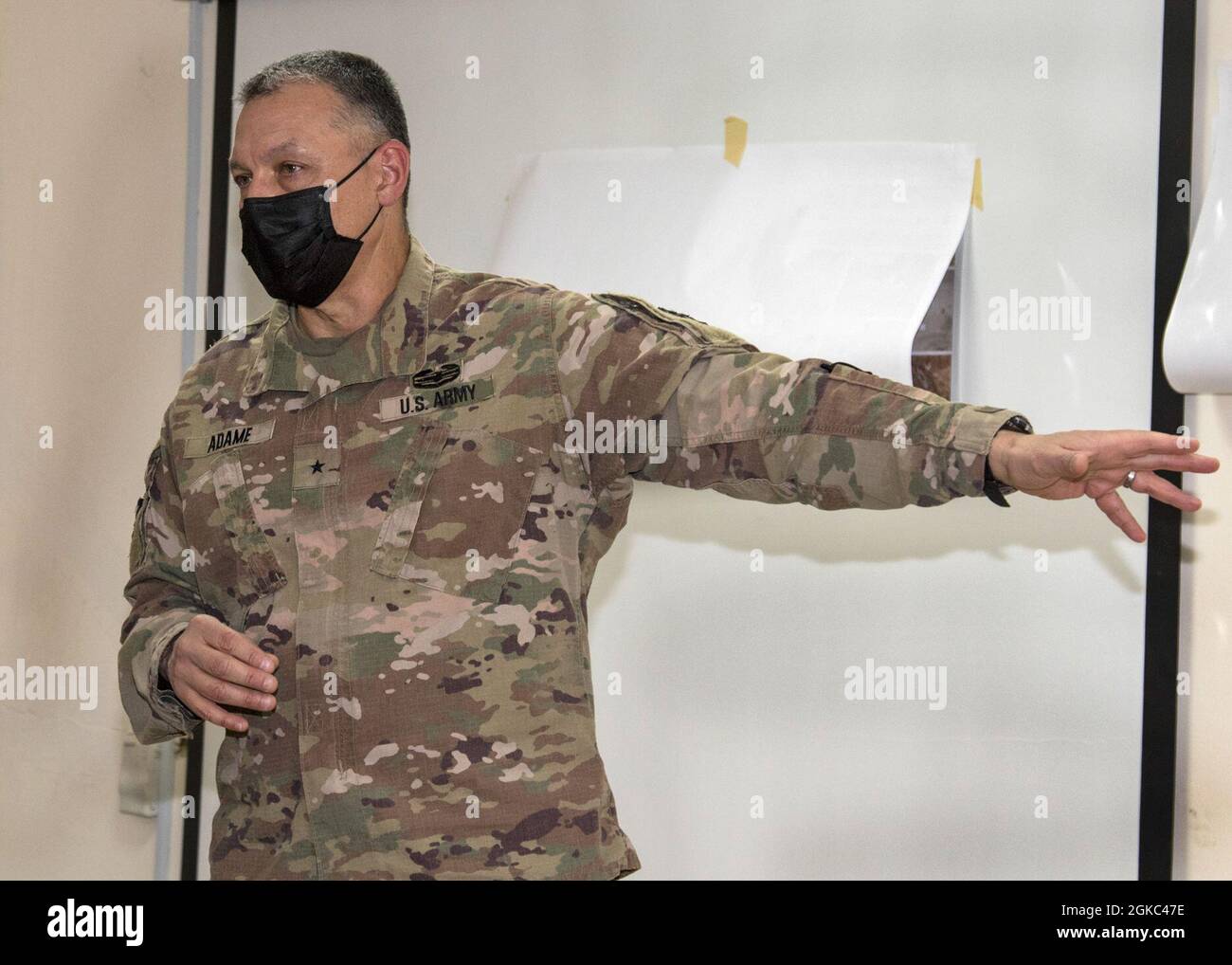 Task Force Spartan Assistant Division Commander of Support, Brig. Gen ...