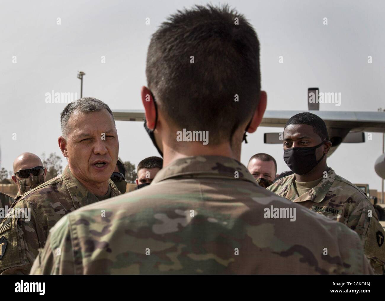 Task Force Spartan Assistant Division Commander of Support, Brig. Gen ...
