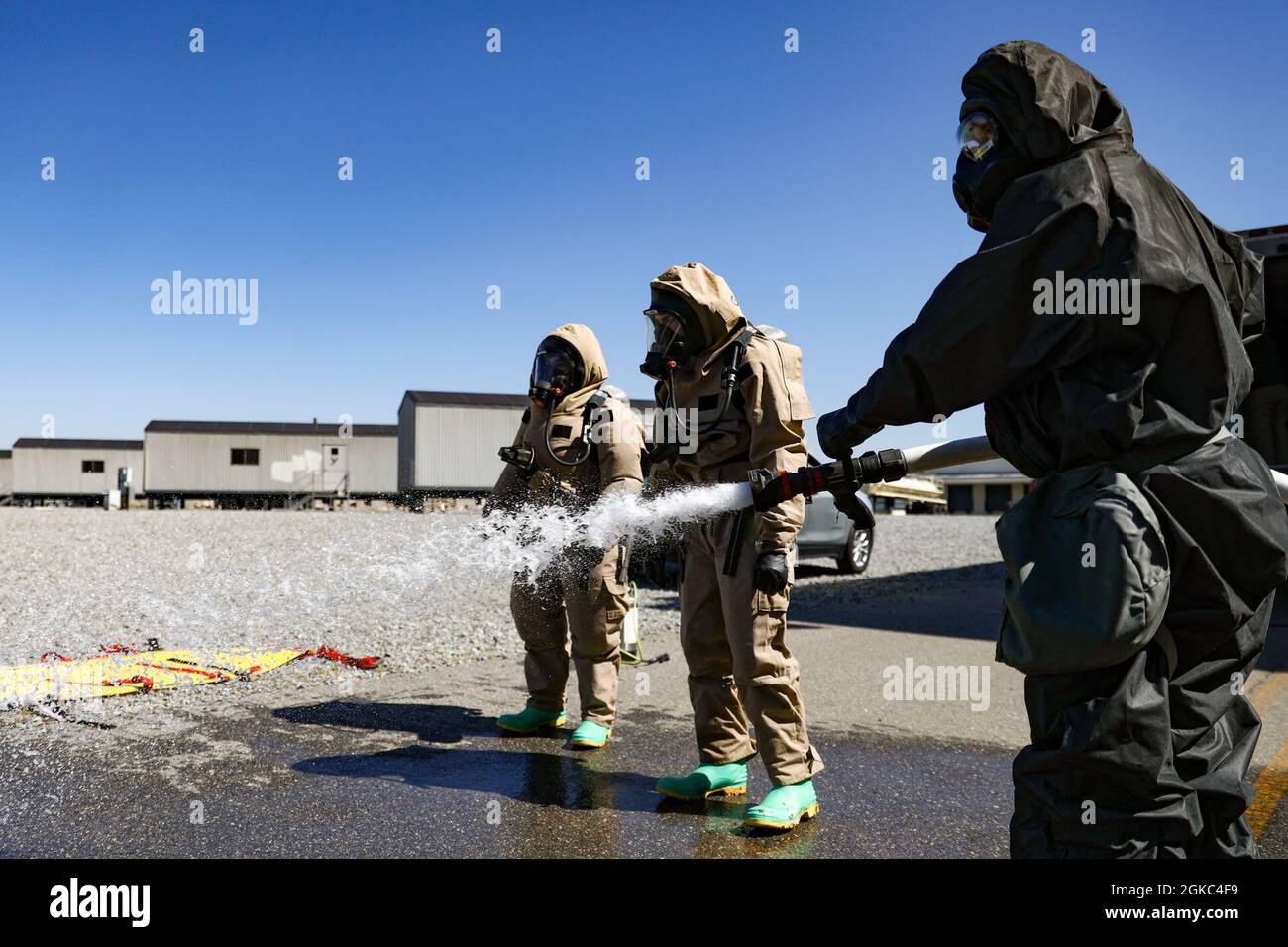 U.S. Marine Corps Lance Cpl. Alexander Camarena, a Chemical, Biological ...