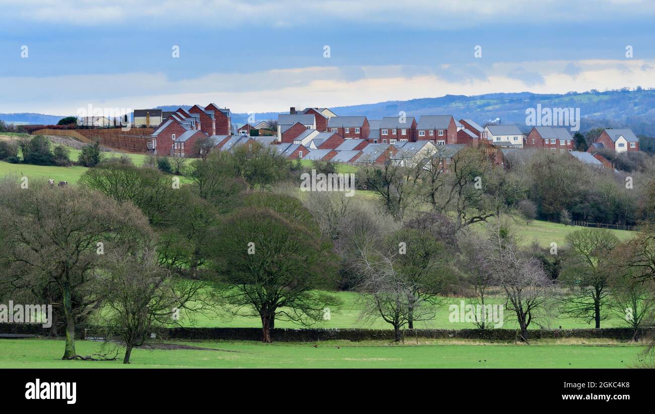New residential estate in scenic greenfield rural site on high hill ...