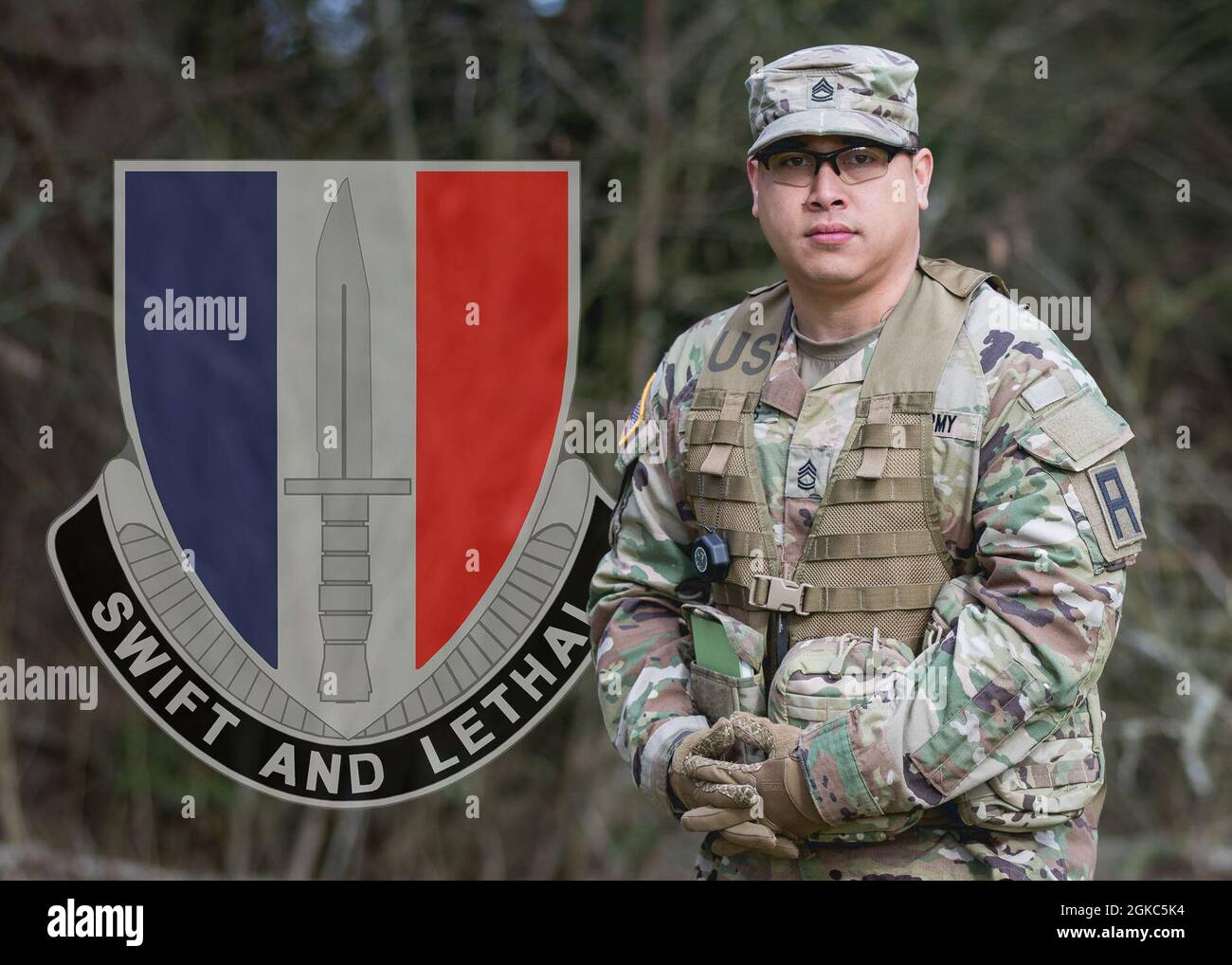Sgt. 1st Class Paul Duenas, assigned to 3rd Battalion, 358th Field ...