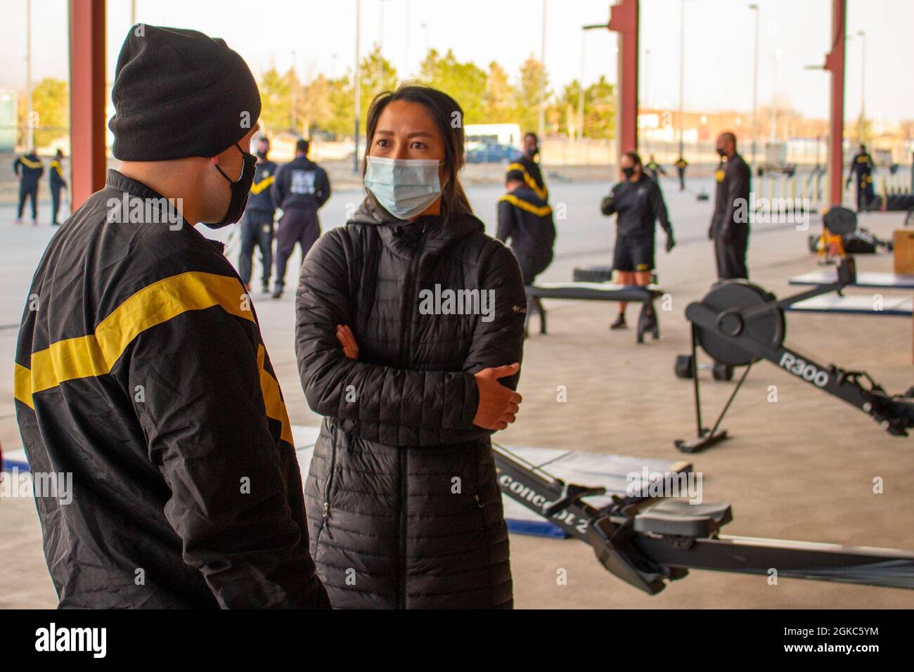 Christina Lorete, certified athletic trainer for the Headquarters and ...