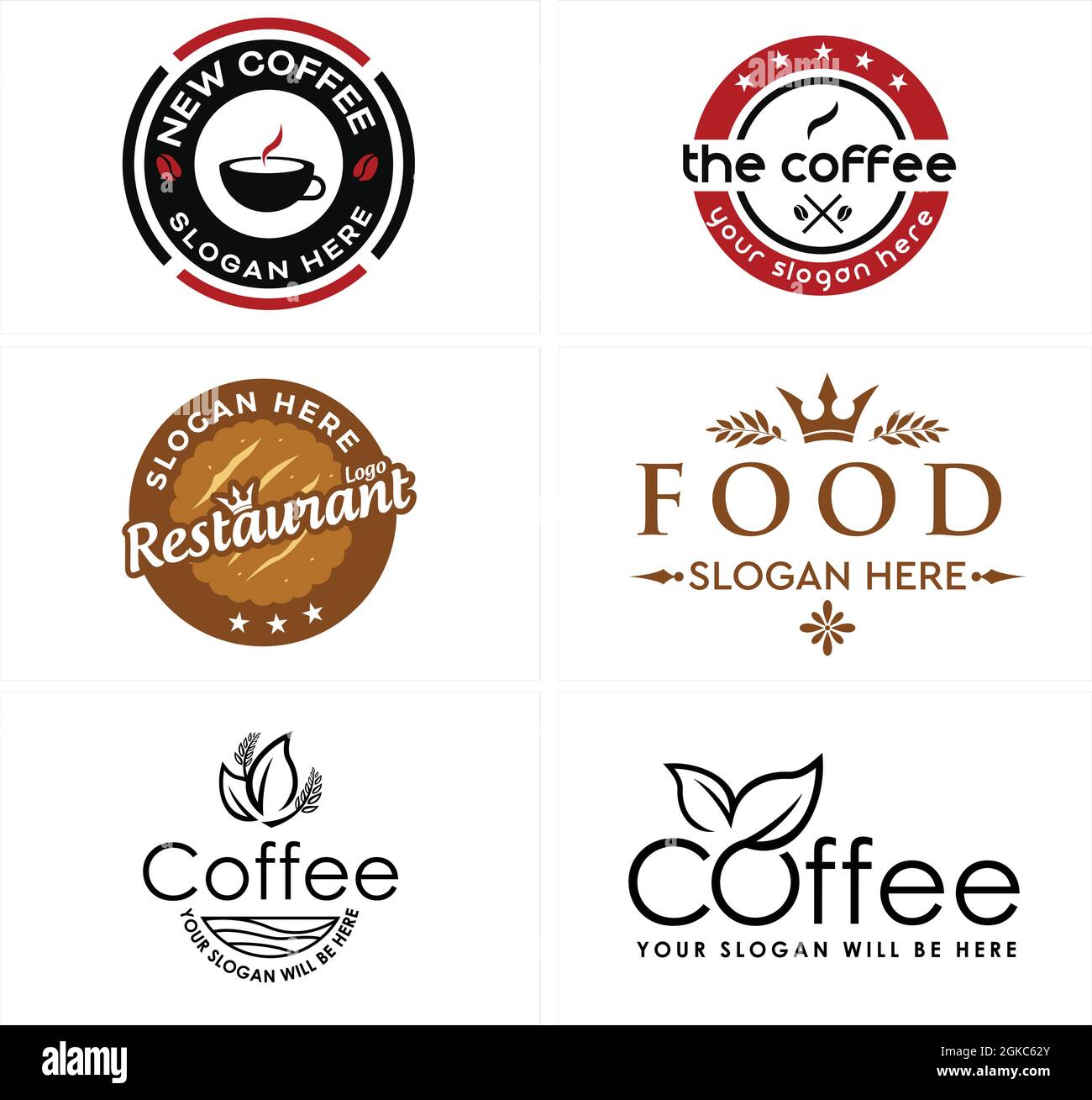 Cup coffee shop cafe emblem logo design Stock Vector Image & Art - Alamy