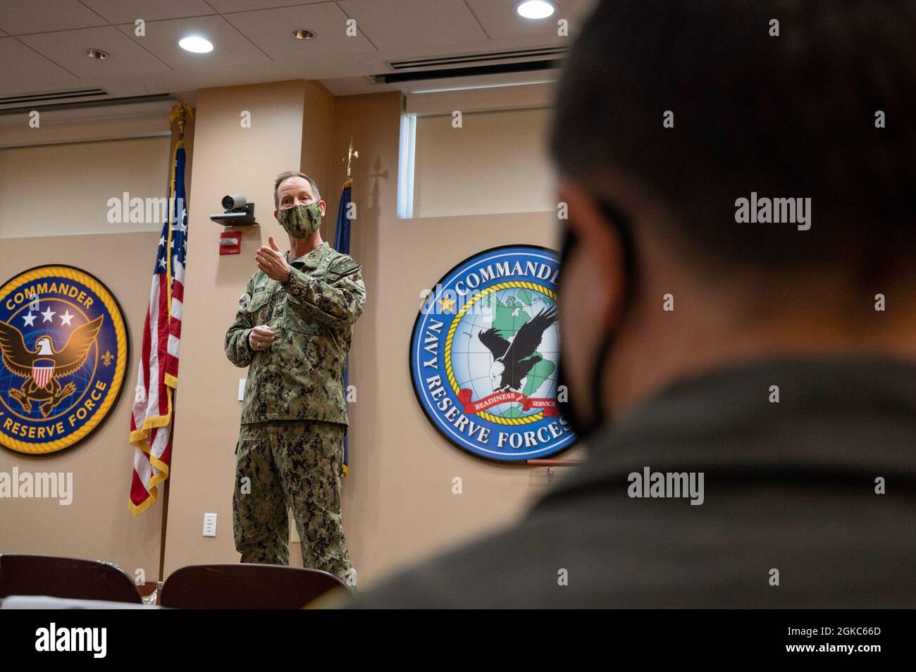 NORFOLK (Mar 10, 2021) — Chief of Navy Reserve, Vice Adm. John Mustin ...