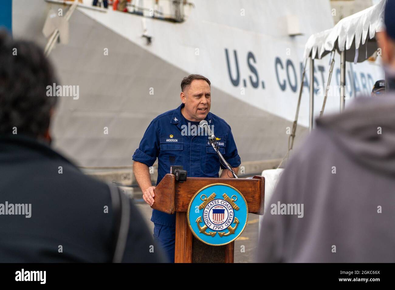 Capt. Brian Anderson, the Coast Guard Cutter Bertholf (WMSL-750 ...