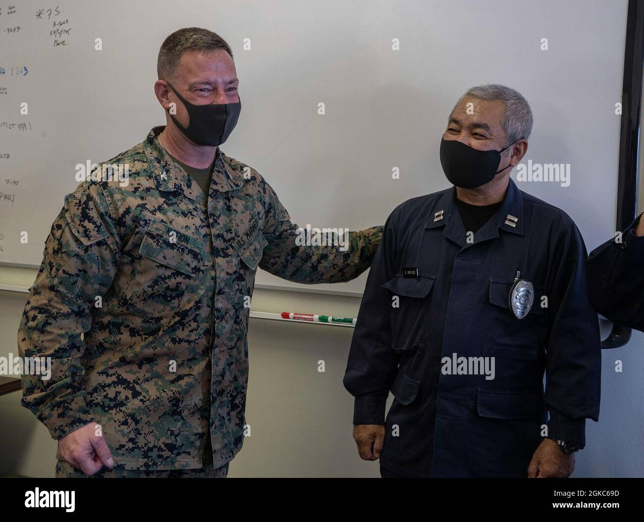 U.S. Marine Corps Col. Matthew Nation, the commanding officer of ...