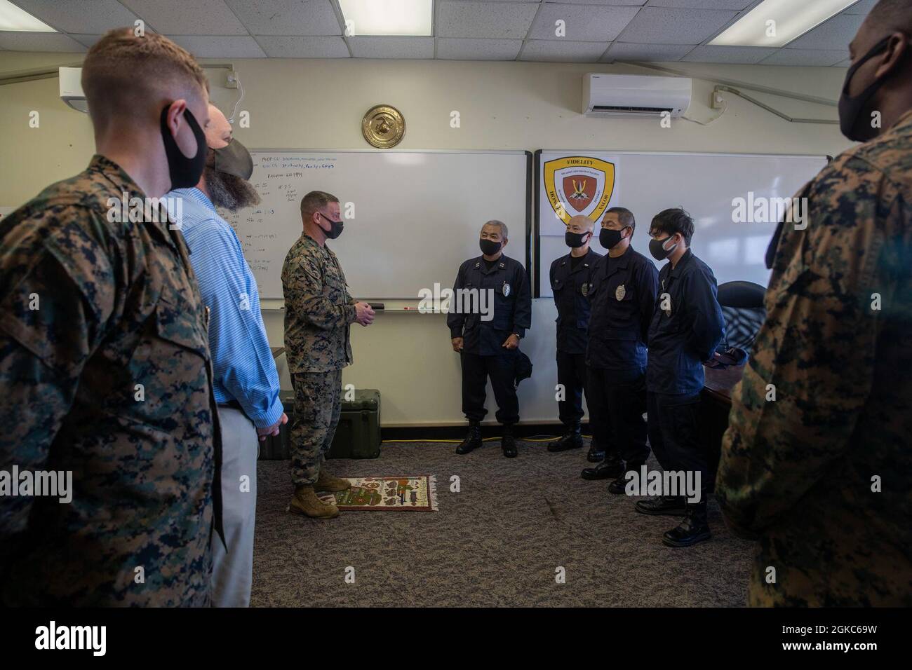 U.S. Marine Corps Col. Matthew Nation, the commanding officer of ...