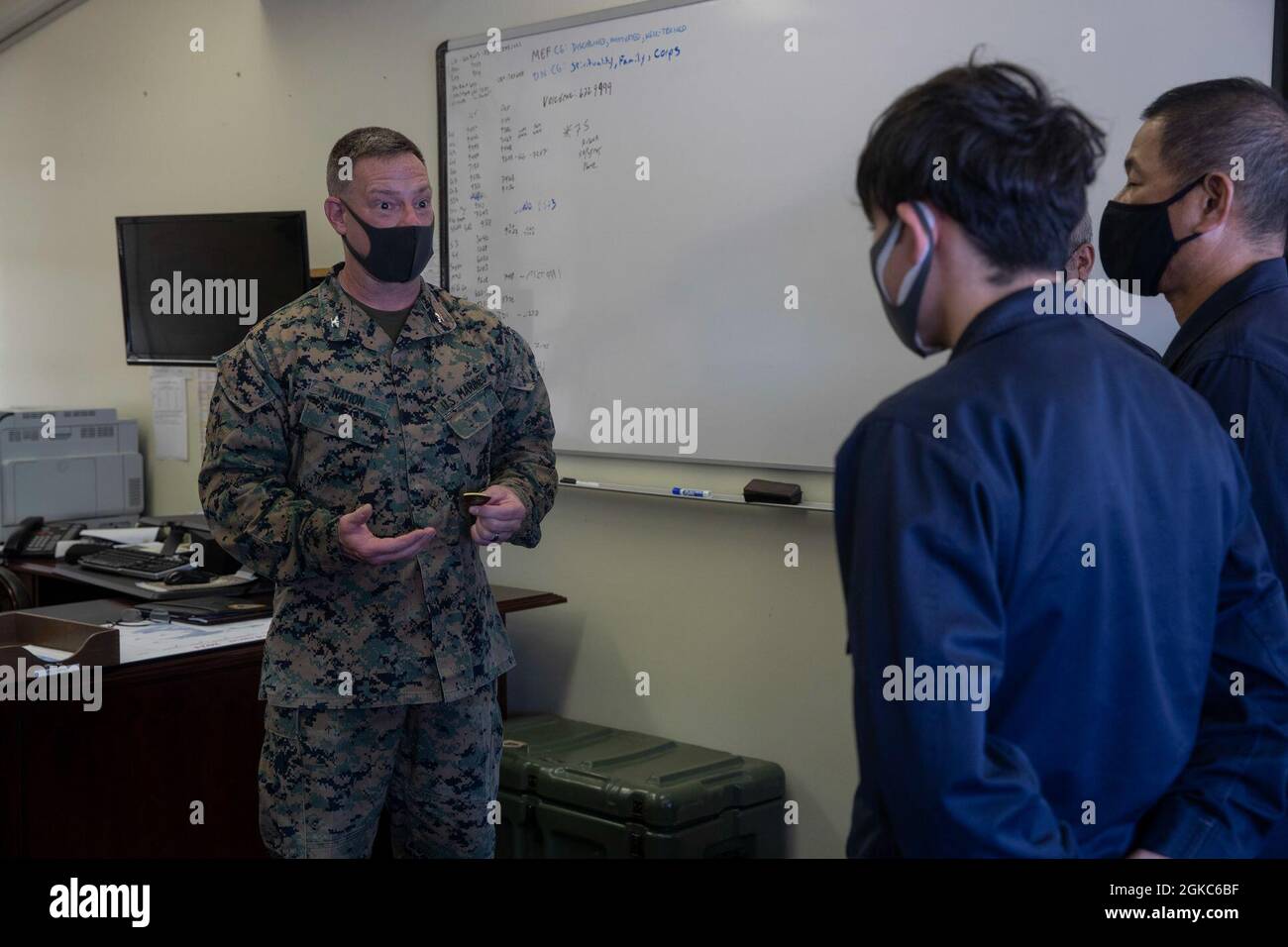 U.S. Marine Corps Col. Matthew Nation, the commanding officer of ...