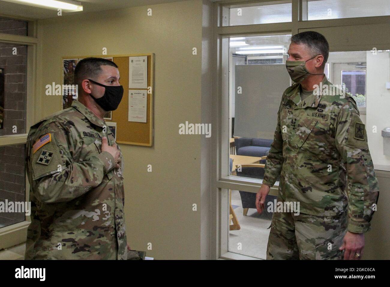 U.S. Army Vice Chief of Staff Gen. Joseph Martin and Command Sgt. Maj ...