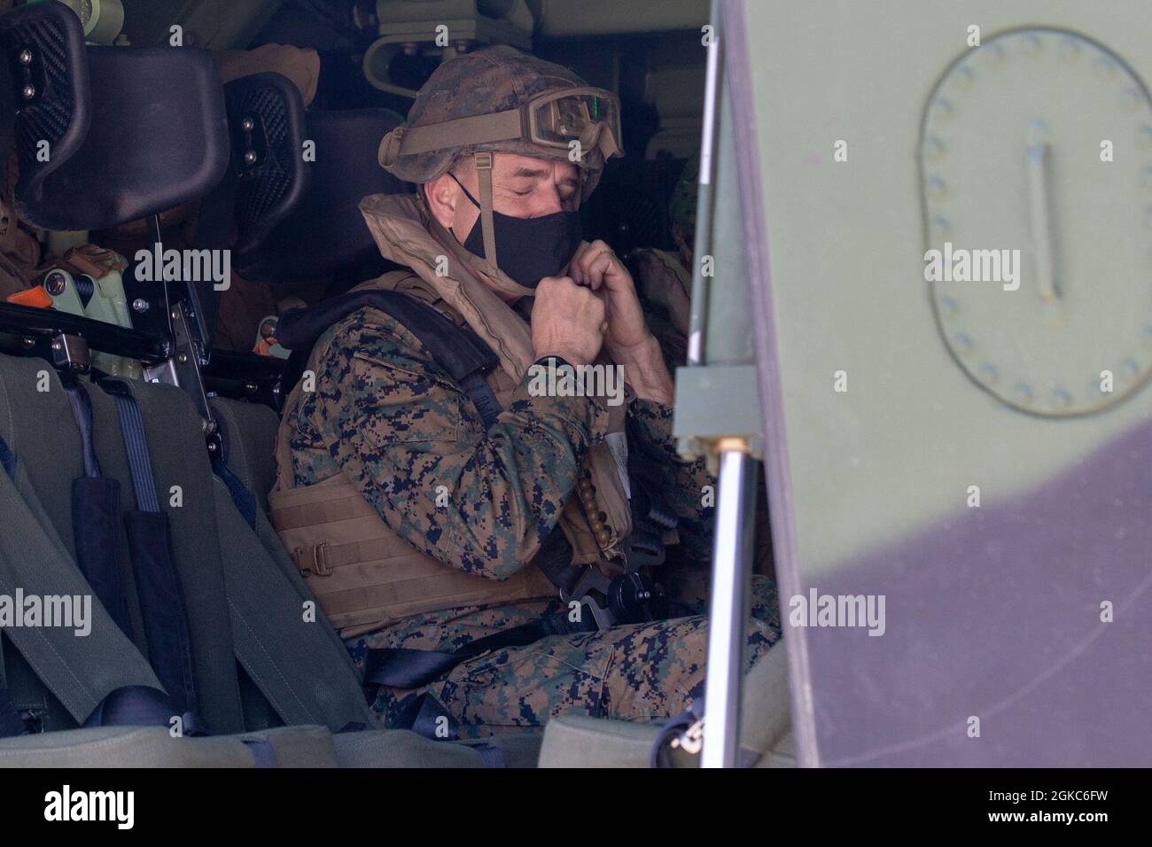 U.S. Marine Corps Maj. Gen. Francis Donovan, the Commanding General of ...